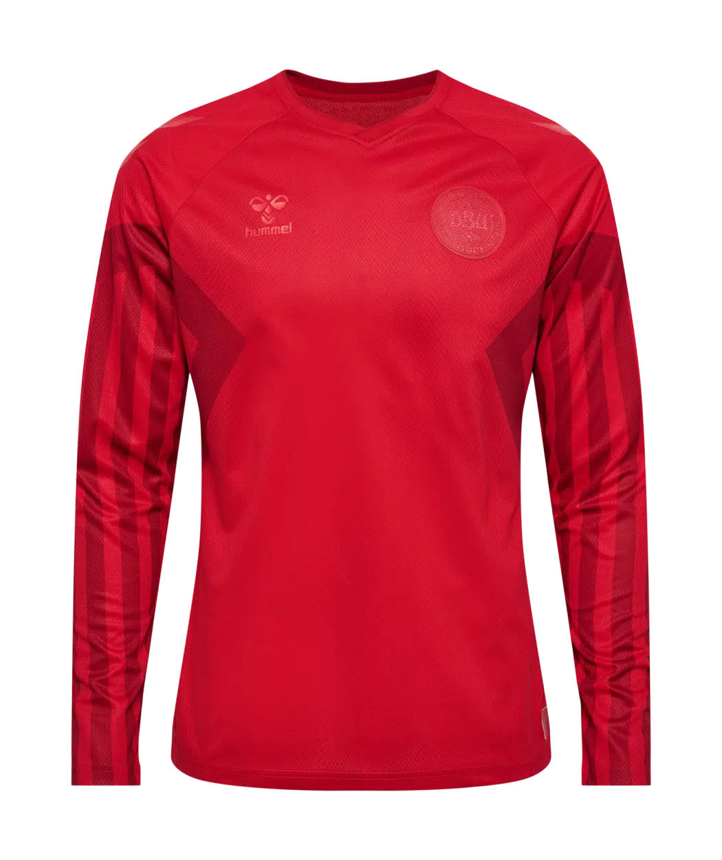 2022 hummel Denmark World Cup Replica Home L/S Jersey
